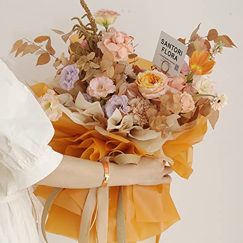 120 Sheet Assorted Orange Thanksgiving Tissue Paper Bulk, 15 x 20 Inch Fall Paper Gift Wrap Tissue Paper Autumn Art Paper Crafts for Harvest Fall Thanksgiving DIY Craft Gift Bags Decorations