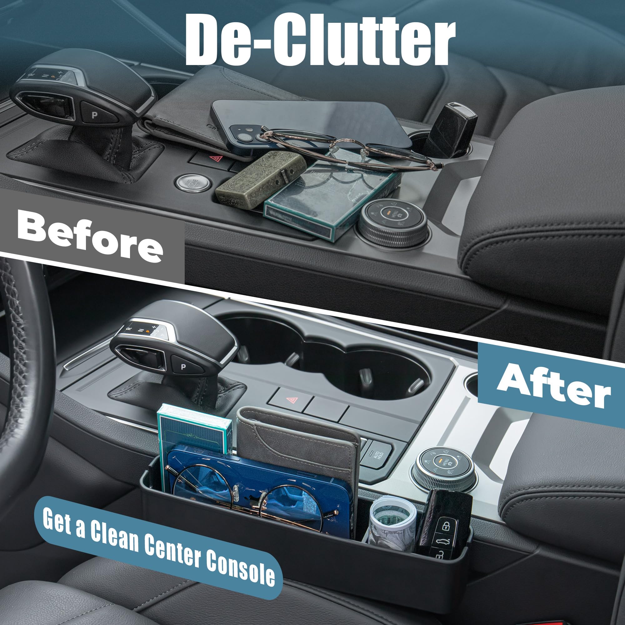 Paffenery 1 Pcs Car Seat Gap Filler Organizer Storage Box for Car Seat Organizer Between Seats, Car Organizers and Storage Front Seat Gap