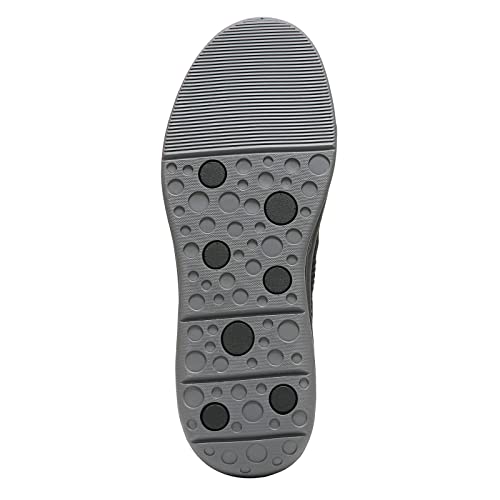 BZees Women's Triumph Slip-On Sneaker, Black, 9 Wide