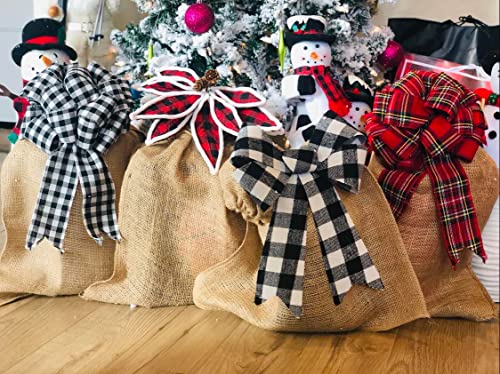 BAGTAK Burlap Bags with Drawstring 17 3/4" x 23" Burlap Sack (2 PACK) - Multi-Purpose Burlap - Gift Bags - Potato Bag - Storage Bag - Arts & Crafts - Ships from USA (2)