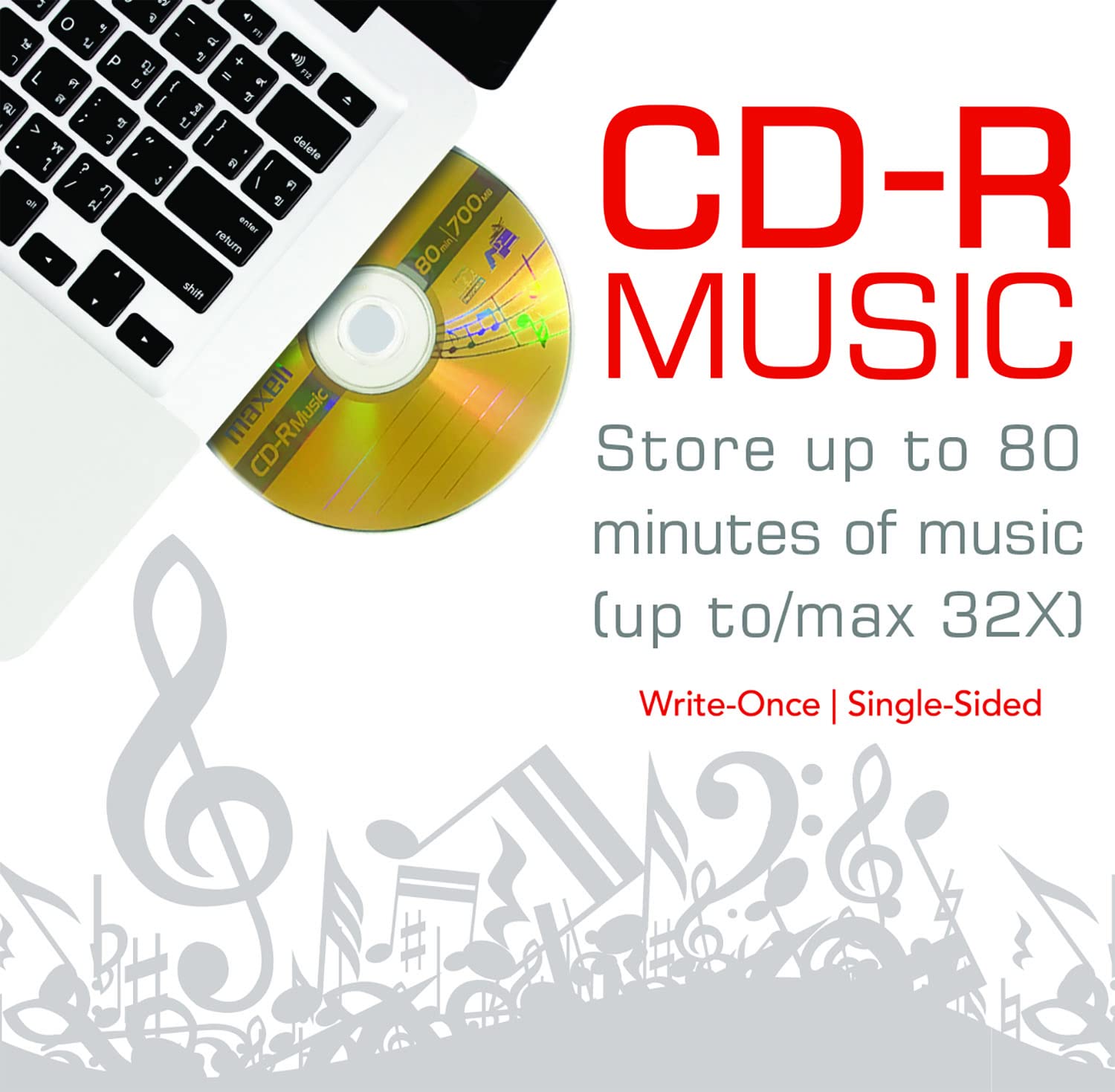 Maxell 625133 1-Time Recording Recordable CD & 638006 DVD-R 4.7 Gb Spindle with 2 Hour Recording Time and Superior Recording Layer Technology