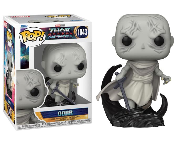 POP Thor: Love and Thunder - Gorr Funko Vinyl Figure (Bundled with Compatible Box Protector Case), Multicolor, 3.75 inches
