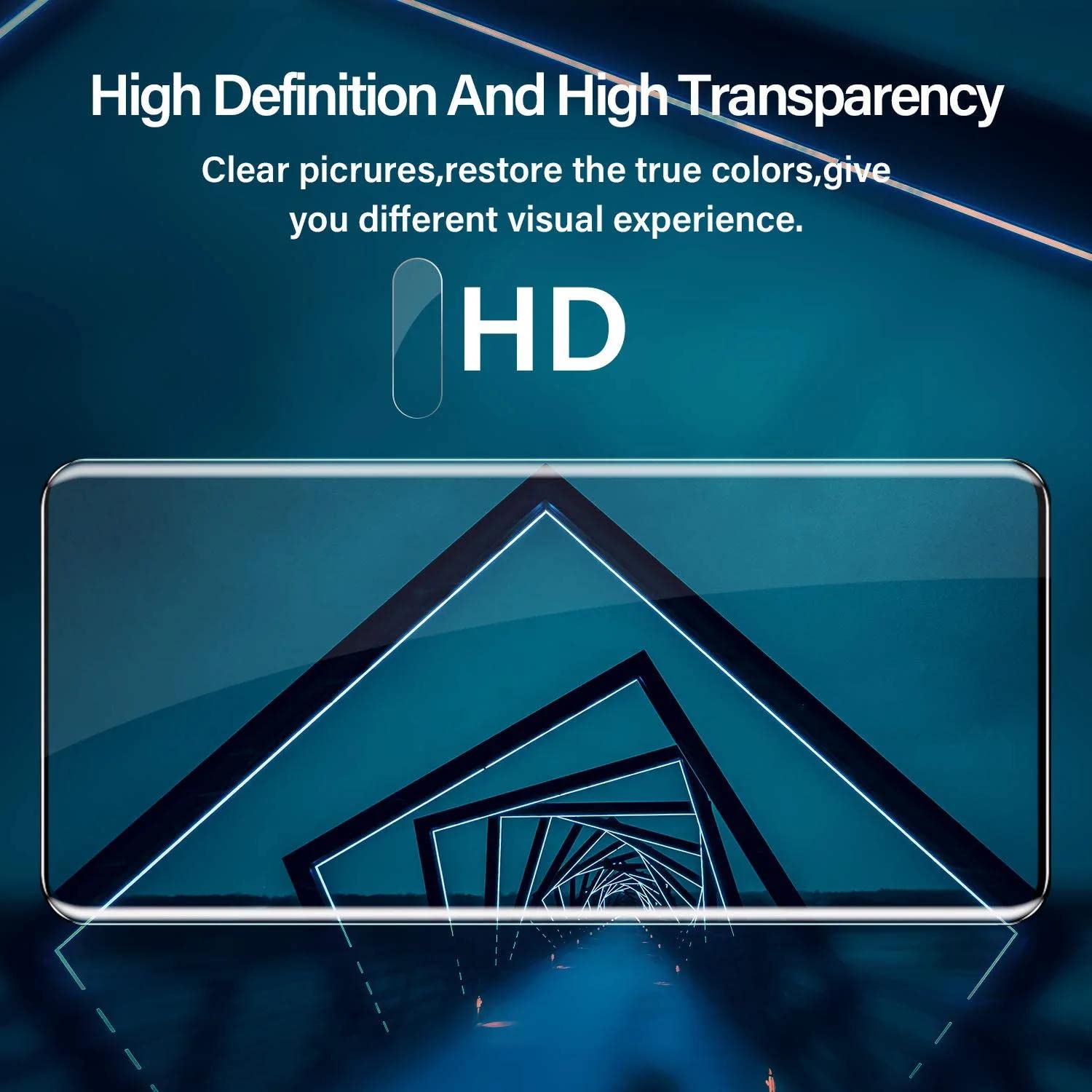 KZLVN [2+2 Pack] Oneplus 10 Pro Screen Protector Tempered Glass,Camera Lens Protector [Touch Sensitive][Fingerprint Support][9H Hardenss][No Bubbles] for Oneplus 10 Pro