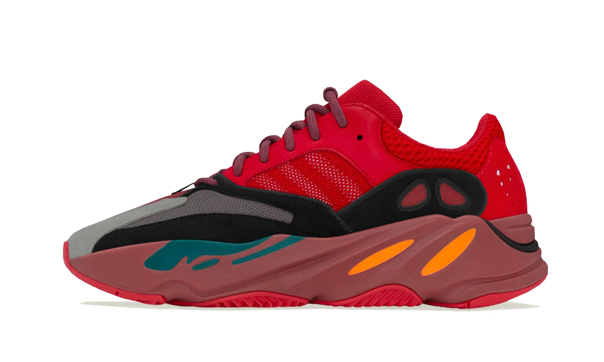 adidas Mens Yeezy Boost 700 HQ6979 Hi-Res Red - Size 11.5