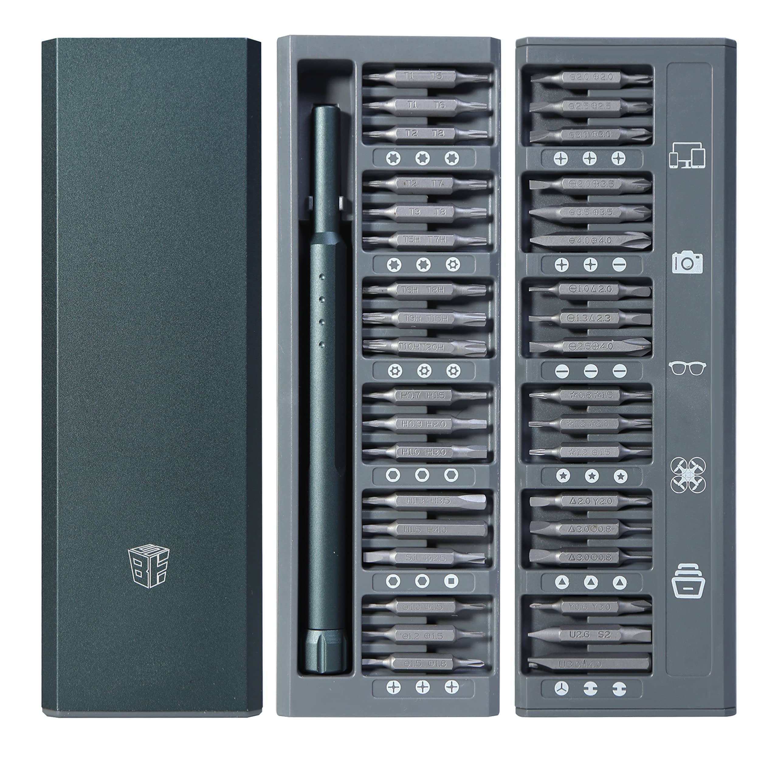 BES 72 in 1 Precision Screwdriver Set,Mini Screwdriver Set,Repair Tool Kit with Case Screwdriver Set for Computer, Laptop, Xbox, Macbook