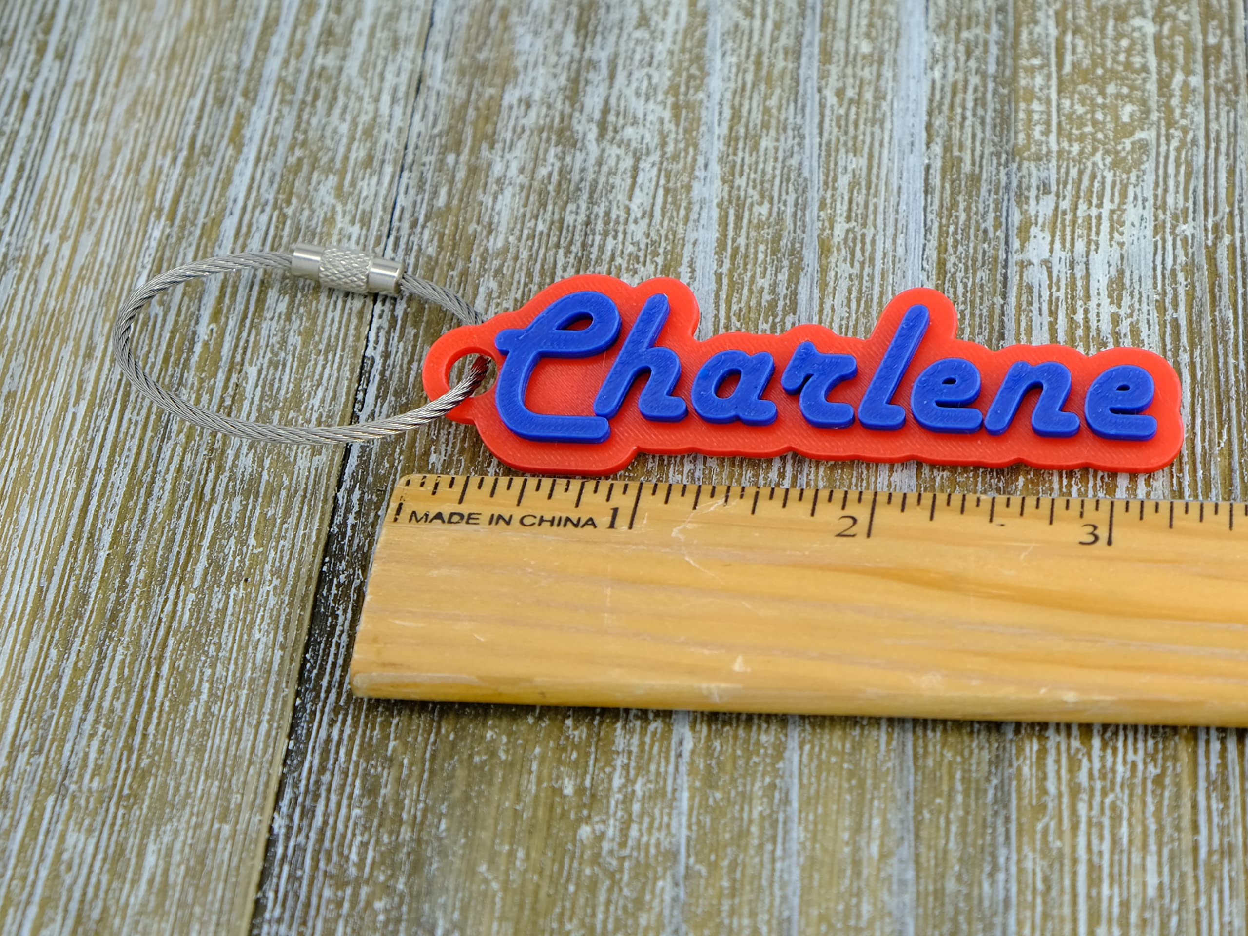 Retro Personalized Water Bottle and Bag Name Tag, Hard Plastic Luggage Label Custom Nametag