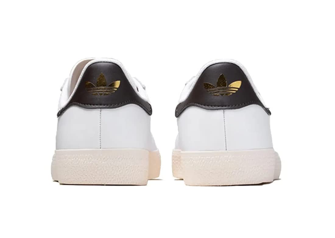adidas Gazelle Adv Shoes - White/White/Shadow Olive - 7.5