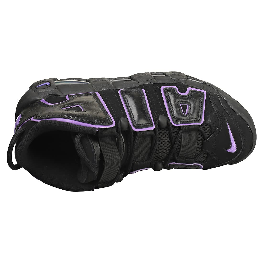 Nike mens Air More Uptempo '96, Black/Action Grape-black, 10