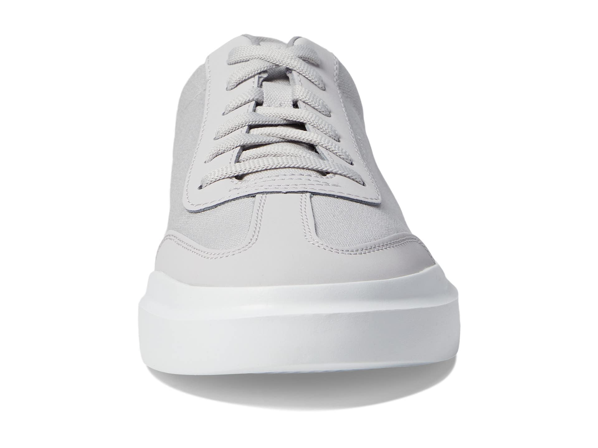 Cole Haan Men's Grandpro Rally Canvas T-Toe Sneakers, Microchip/Optic White, 12