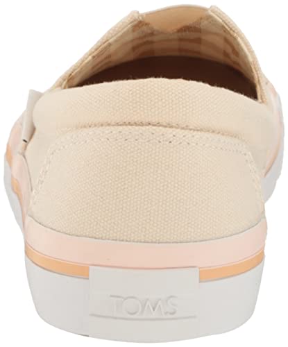 TOMS Women's Fenix Slip-On Sneaker, Beige, 12