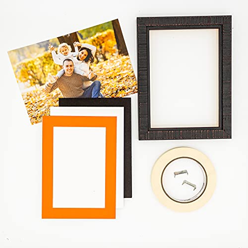 13x19 Mat Bevel Cut for 11x15 Photos - Acid Free Orange Precut Matboard - For Pictures, Photos, Framing - 4-ply Thickness