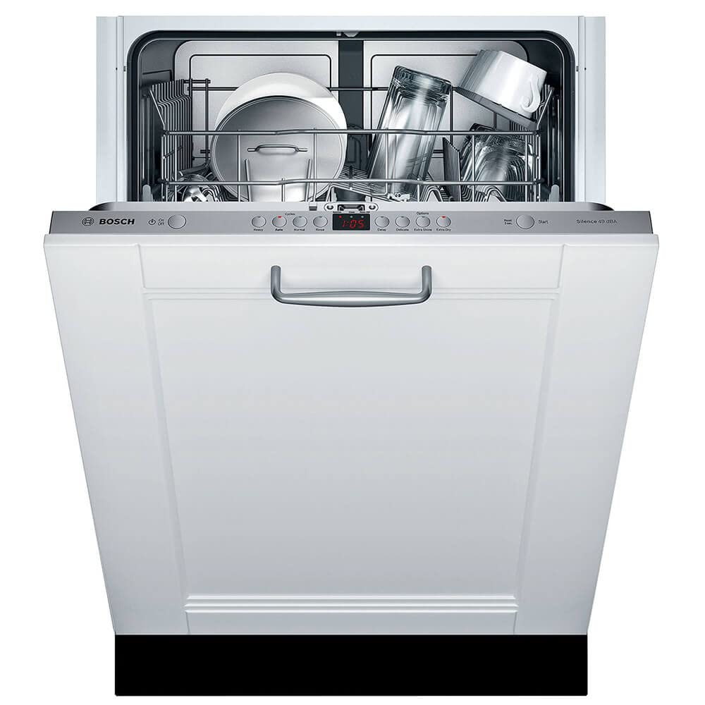 Bosch 100 Series SHVM4AYB3N 24 Inch Fully Integrated Panel Ready Dishwasher