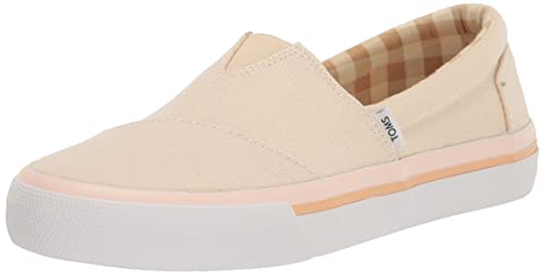 TOMS Women's Fenix Slip-On Sneaker, Beige, 12