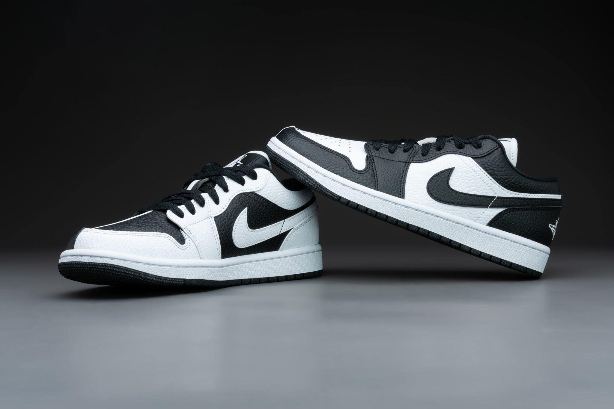 Nike Jordan Womens WMNS Air Jordan Low 1 DR0502 101 Homage - Size 8W White/Black/White