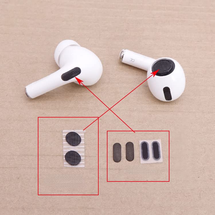 Repair Parts Replacement Dust Filter Mesh for Airpods Pro Dirt Proof Mesh Protective Filter Earphone Filter Protective Filters (5 Set(30pcs))