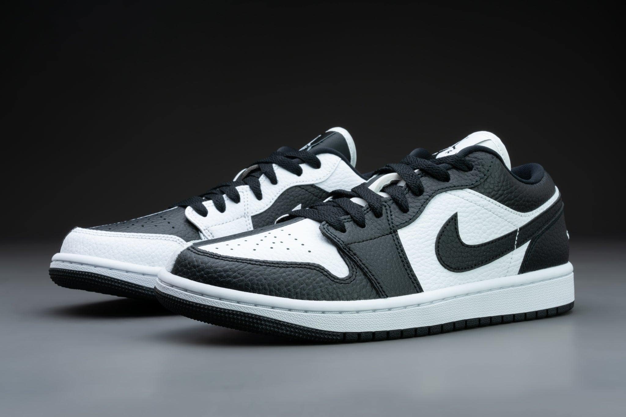 Nike Jordan Womens WMNS Air Jordan Low 1 DR0502 101 Homage - Size 8W White/Black/White
