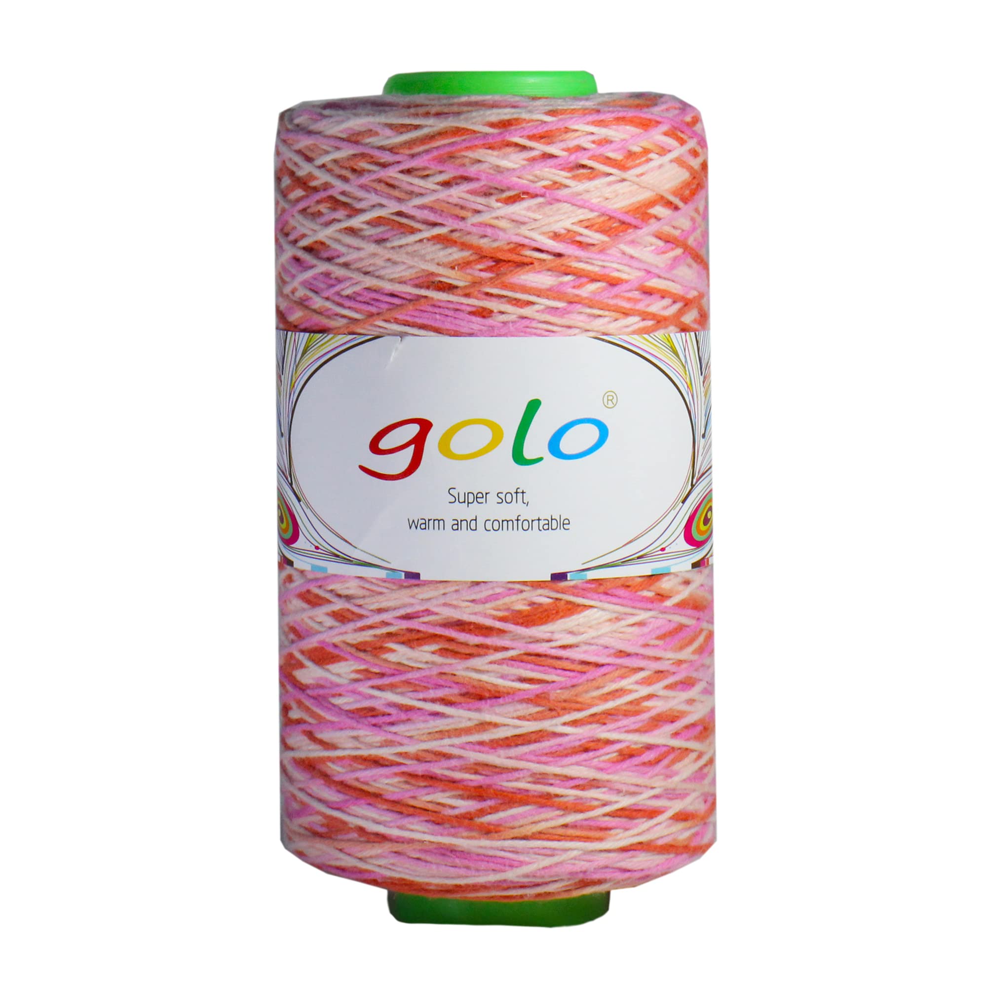 golo Crochet Yarn Cotton 6/4 Cotton Cone Yarn Pink Yarn