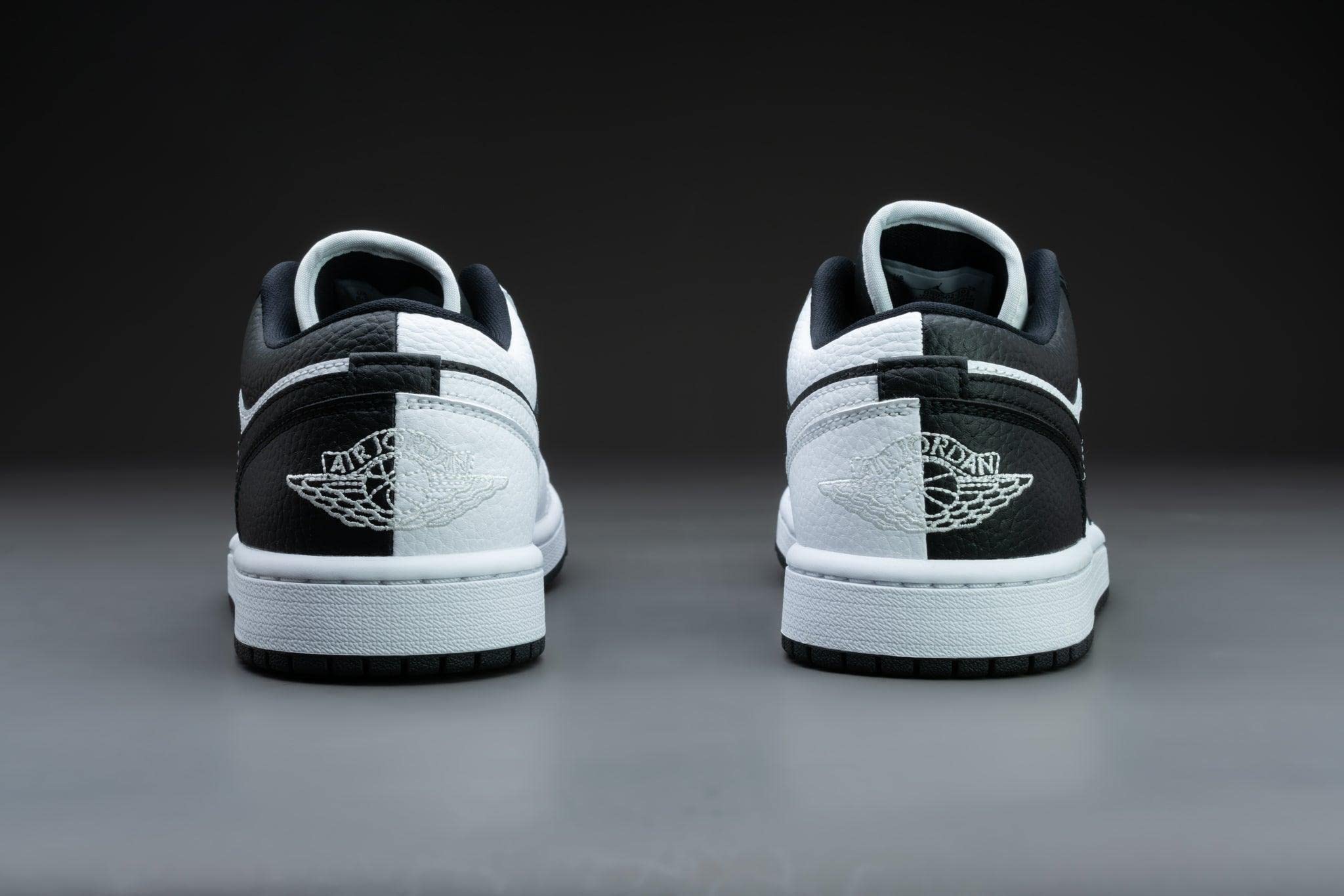 Nike Jordan Womens WMNS Air Jordan Low 1 DR0502 101 Homage - Size 8W White/Black/White
