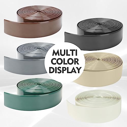 LukLoy 50ft Long Vinyl Straps for Patio Chairs Repair 2" Wide Patio Furniture Replacement Straps, Grey