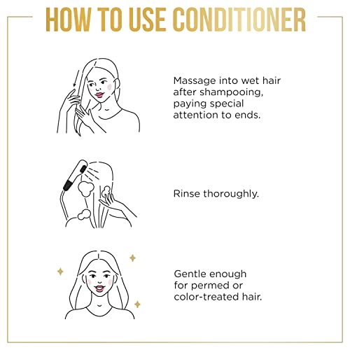 Pantene Sulfate Free Shampoo and Conditioner Set, Volumizing Shampoo and Conditioner for Fine or Flat hair with Bamboo, Safe for Color Treated Hair, Nutrient Blends, 9.6 oz and 8.0 oz