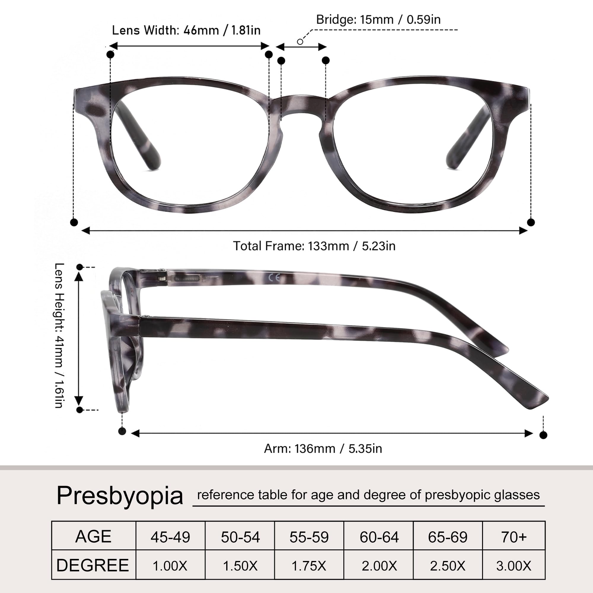Przene 4 Pack Reading Glasses with Spring Hinge Blue Light Blocking Glasses for Women Men Oval Frame