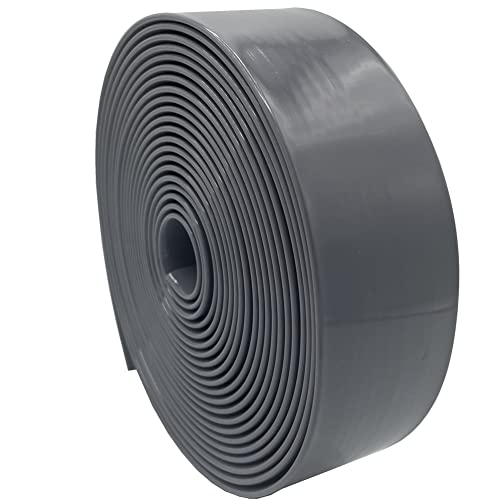 LukLoy 50ft Long Vinyl Straps for Patio Chairs Repair 2" Wide Patio Furniture Replacement Straps, Grey