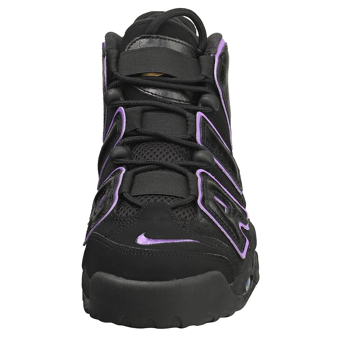 Nike mens Air More Uptempo '96, Black/Black/Metallic Gold/Action Grape, 10.5
