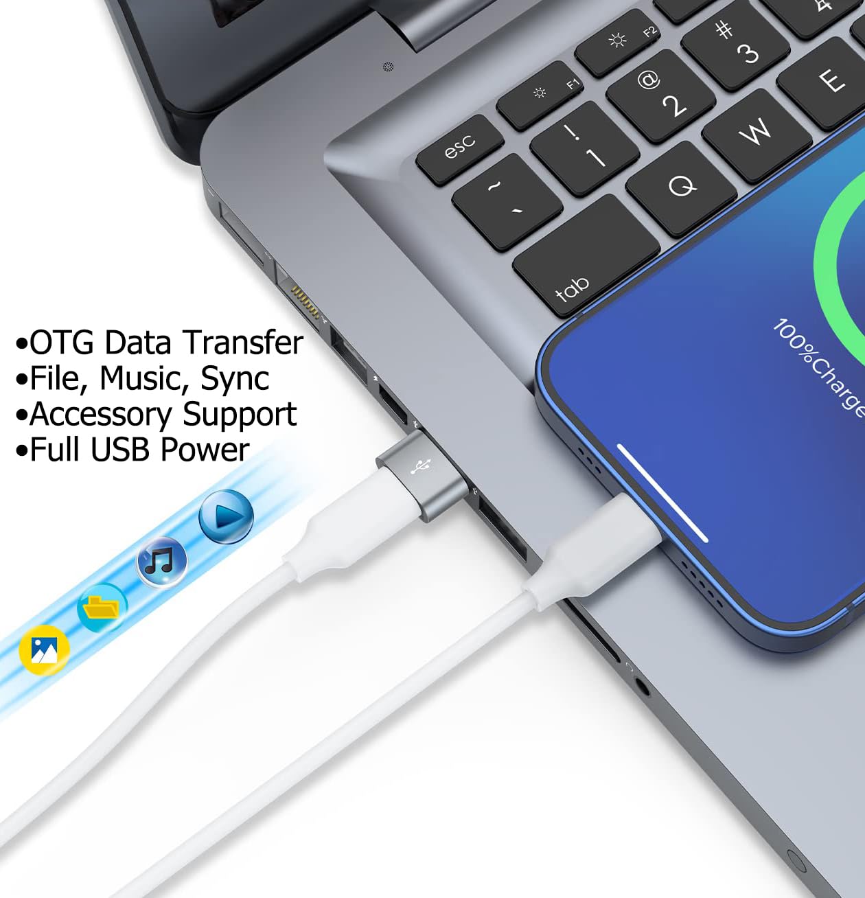 USB-C Female to USB 3.0 Male Adapter (2Pack) Compatible with Your Microsoft Surface Duo 2 Multi use converting add Functions Such as Keyboard,Thumb Drives,mice,etc.(Black)