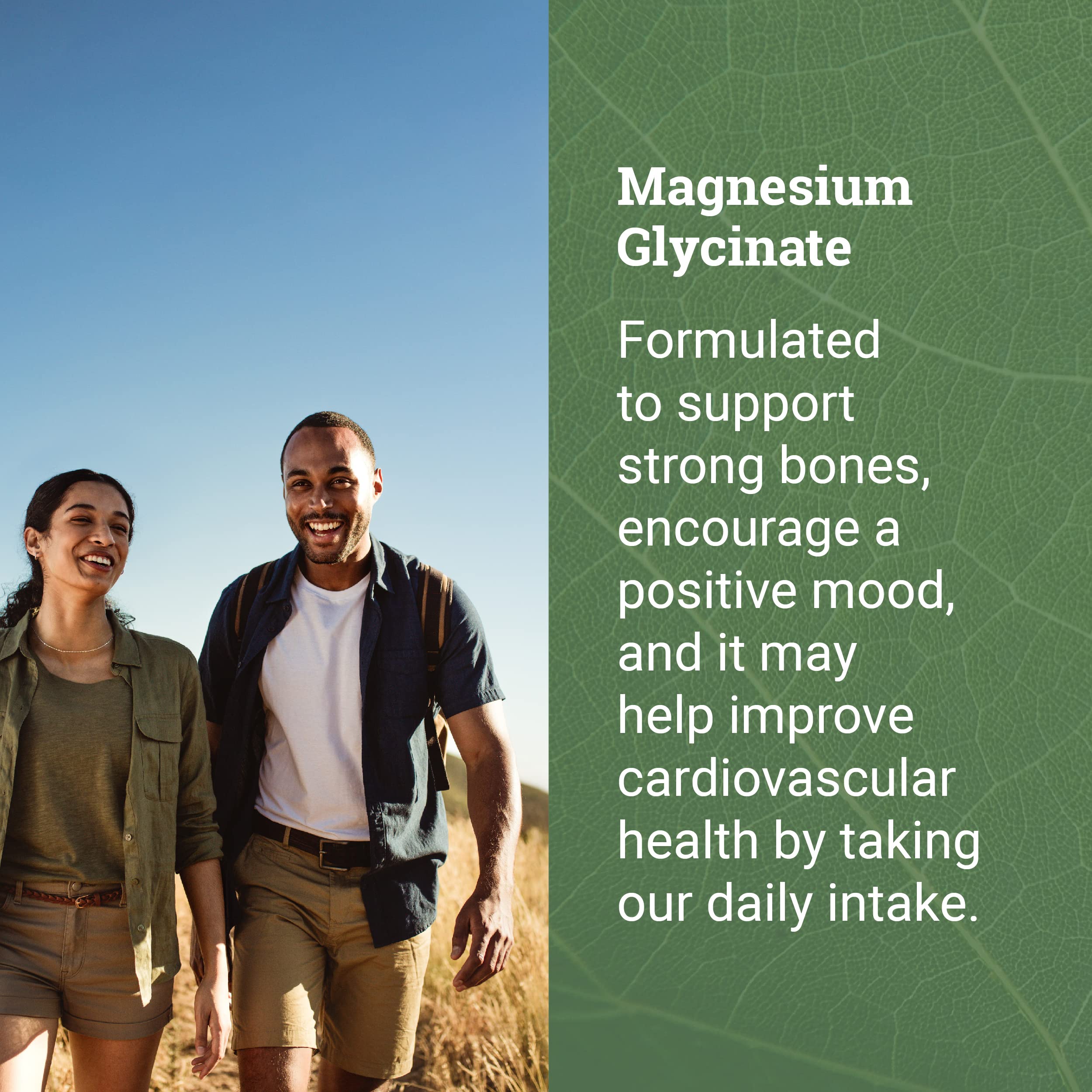 Pure Magnesium Glycinate 500mg - Chelated Magnesium Supplement, High Absorption Capsules for Sleep, Glicinato De Magnesio with Organic MCT Powder (120 Capsules)