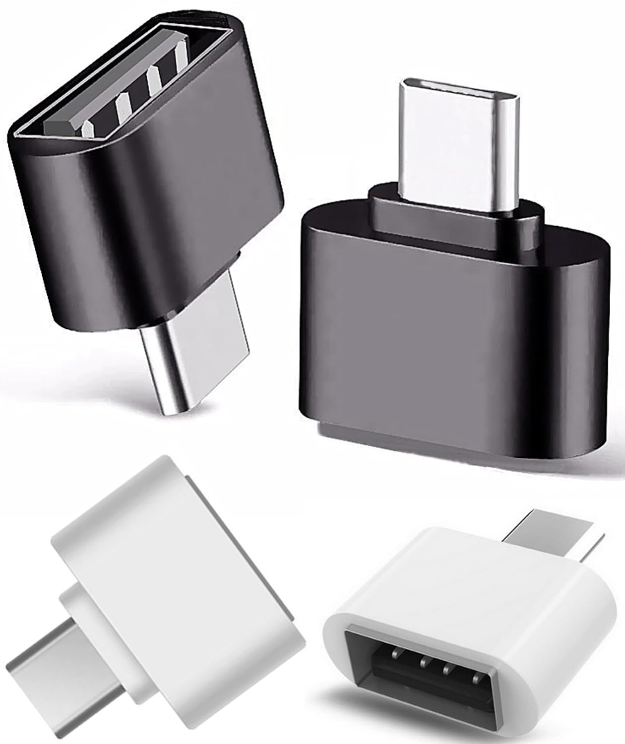 USB-C Female to USB 3.0 Male Adapter (2Pack) Compatible with Your Microsoft Surface Duo 2 Multi use converting add Functions Such as Keyboard,Thumb Drives,mice,etc.(Black)