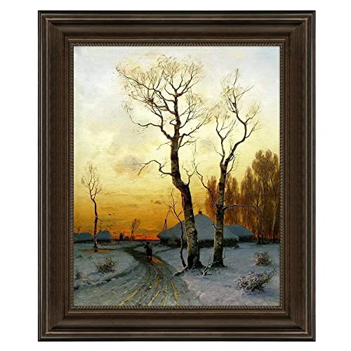 Space Art Deco, 11x14 Ornate Picture Frame Without Mat for 11x14 Photo,Shatter-Resistant Glass Sawtooth Hangers Wall Mount Display(Color Brown)