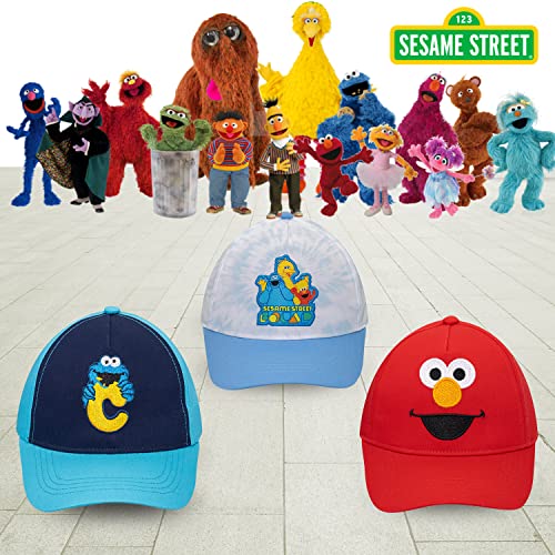 Elmo Toddler Hat for Boys, Sesame Street Toddler Baseball Cap, Sesame Street Toddler Baseball Hat with Elmo