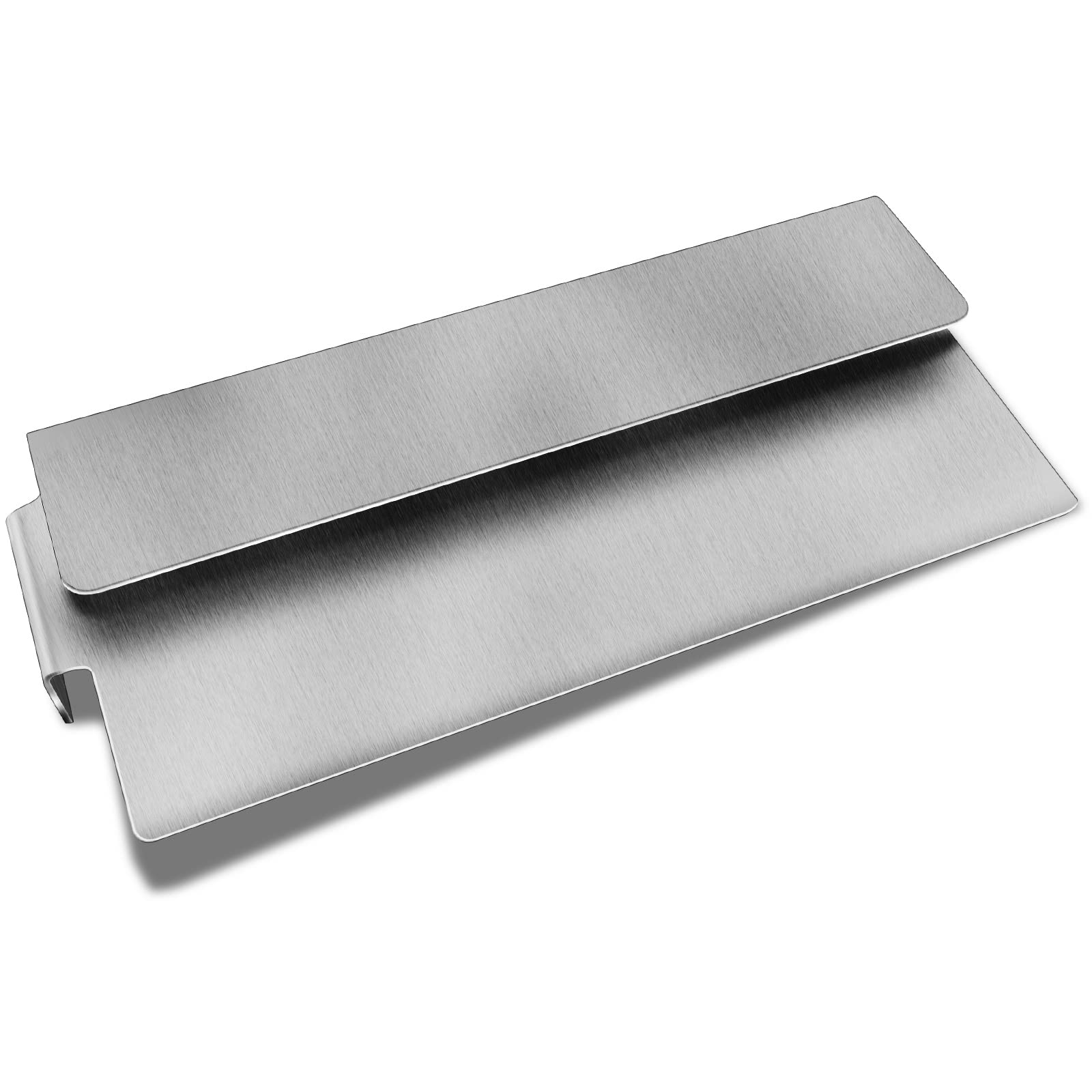 gataiphans Stainless Steel Rear Grease Gate/Guard/Dam, Grease Trap, Food Screen Barbeque Accessories for Blackstone Camp Chef Flat Top Griddle and Other Grills, Gate Only