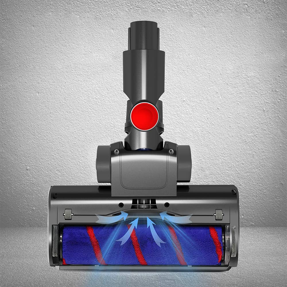 Animal Vacuum Head Replacement for Dyson v7 v8 v10 v11 v15 Soft Roller Cleaner Head Attachments with 4 LED Lights【v6, v12, sv18, DC, and Slim Series Not Compatible】