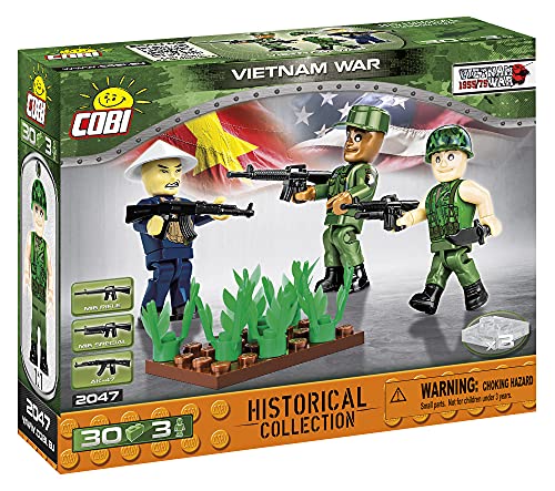 COBI Historical Collection: Vietnam War Figures,Jungle Camouflage