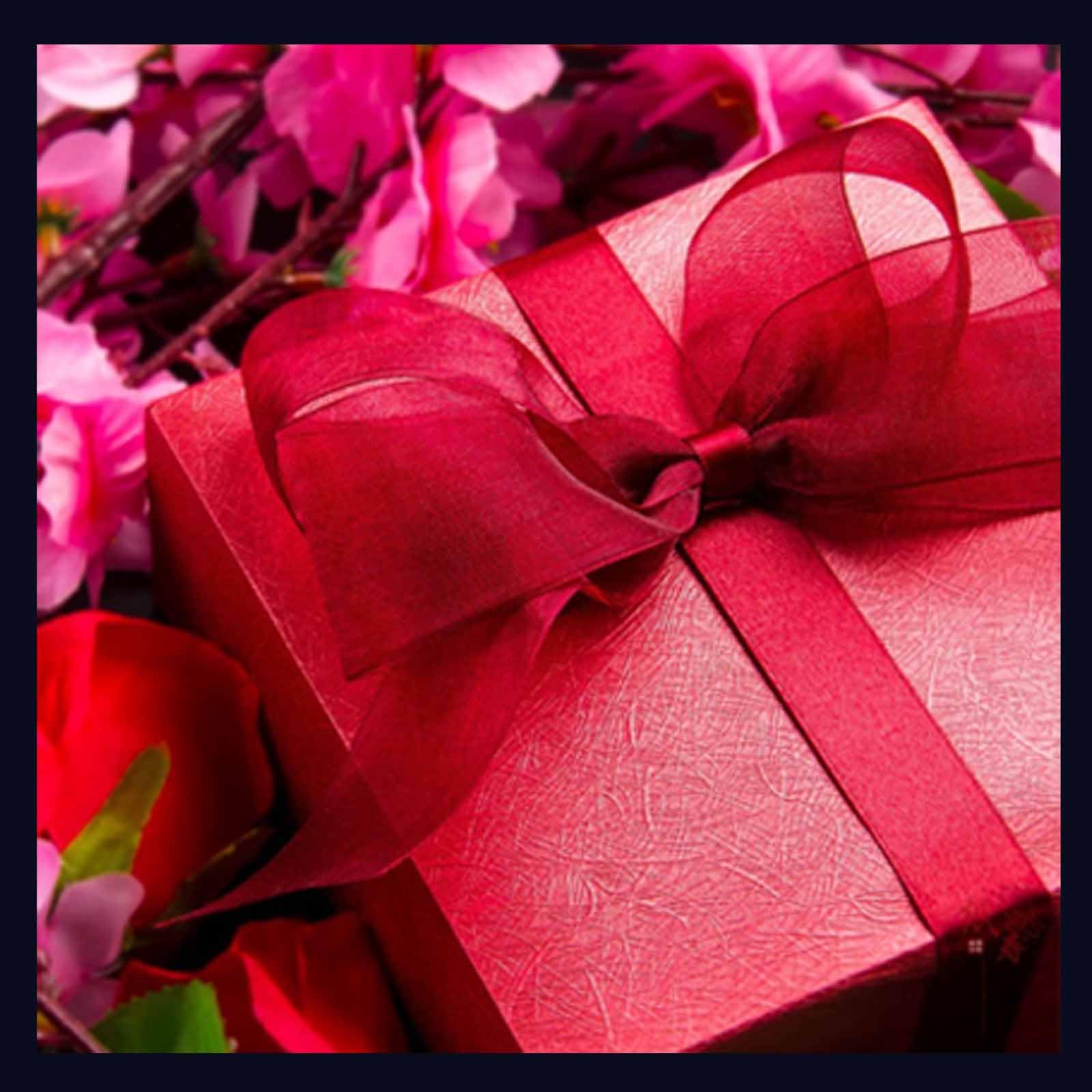 GAKA Red Organza Wired Sheer Ribbon 1.5 inch for Gift,Floral,Craft Decoration, 50 Yard Roll