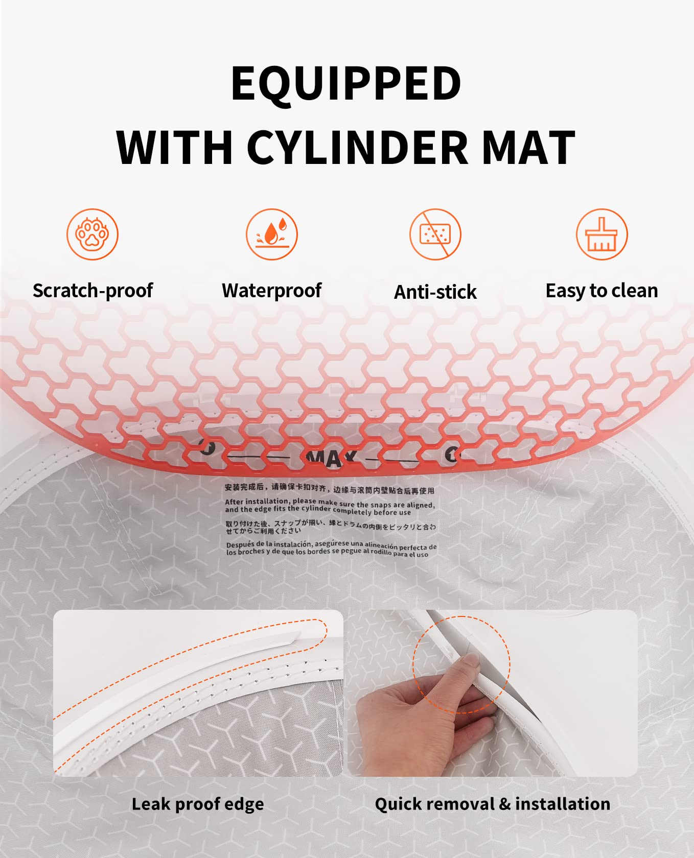 PETKIT PuraMax Self Cleaning Cat Litter Box, Automatic Cat Litter Box with Litter Mat, App Control 76L Large Space Cat Litter Box Includes Trash Bags, 2.4GHz WiFi