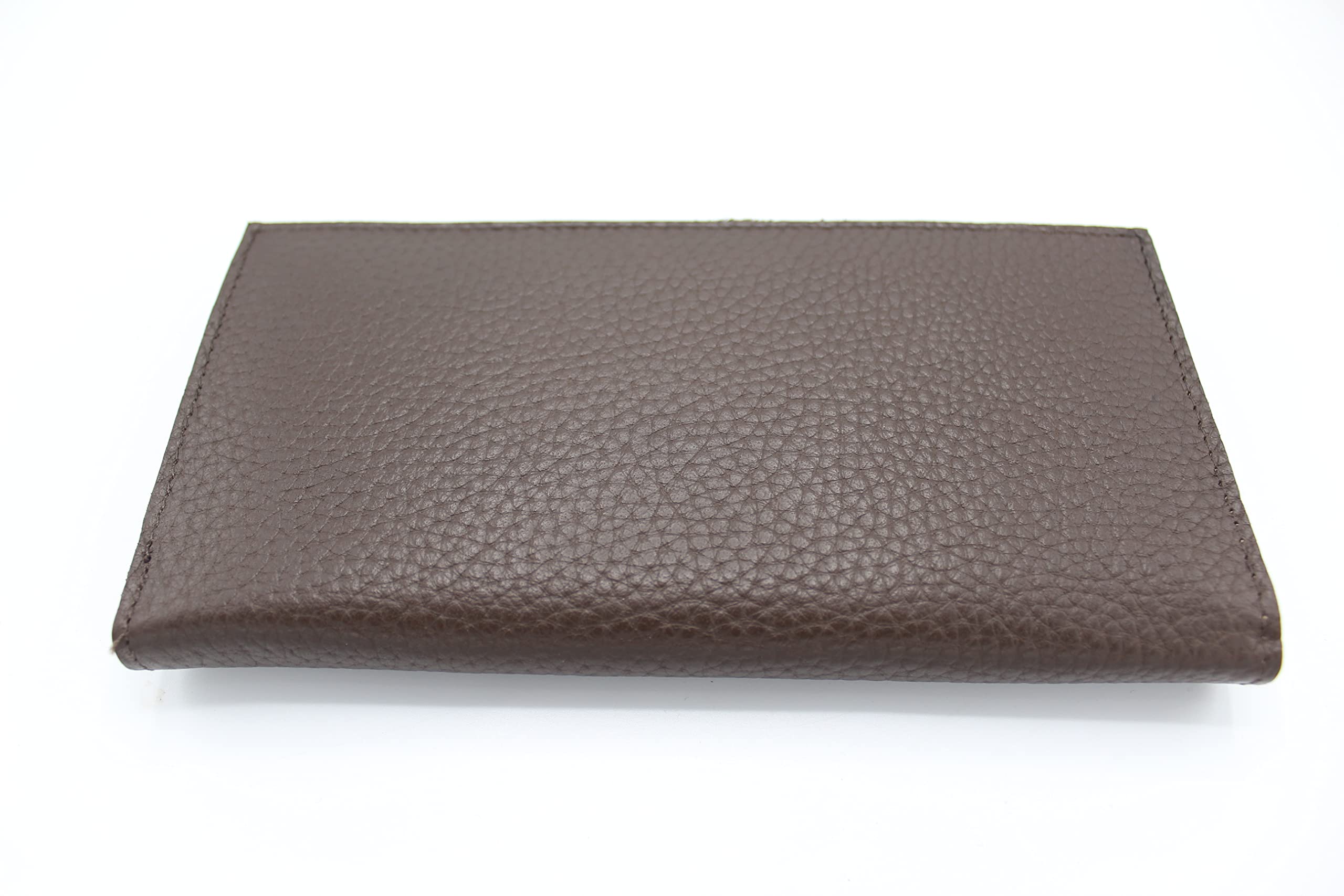 EastMeetsWest Western Dark Brown Hand Tooled Horse Head Horse Shoe Genuine Leather Bi-Fold Men's Rodeo Long Wallet