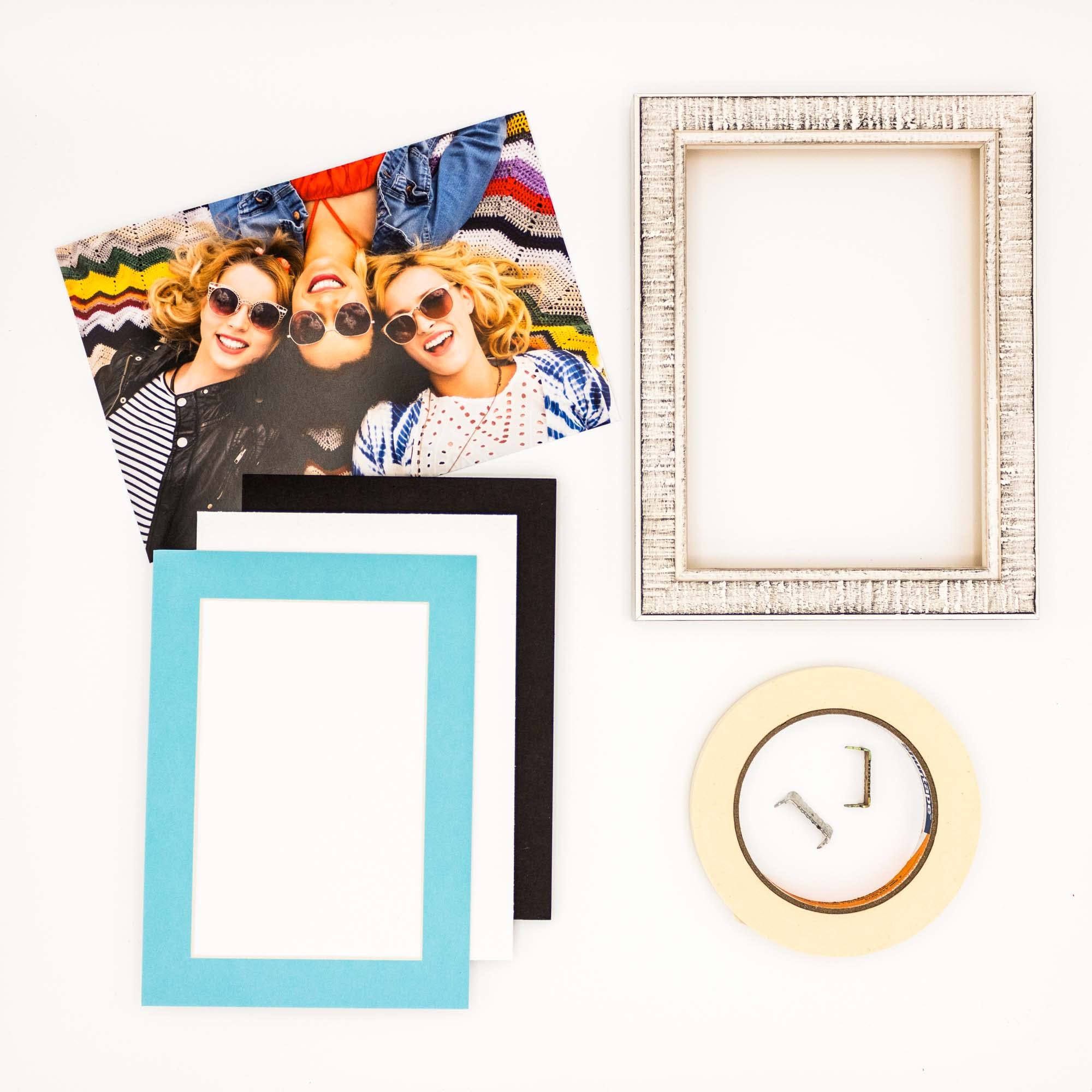 11x15 Mat Bevel Cut for 8.5x11 Photos - Acid Free Aqua Blue Precut Matboard - For Pictures, Photos, Framing - 4-ply Thickness