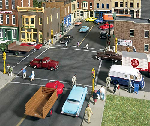 Walthers Cornerstone Series Kit HO Scale Model Asphalt Street System Straight Sections
