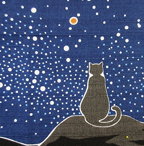Furoshiki- Japanese Wrapping Cloth (Traveling-cat : Milky Way)