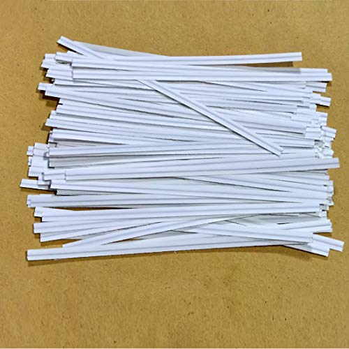 Otylzto 1500pcs 4" Kraft Paper Twist Ties for Treat Bags
