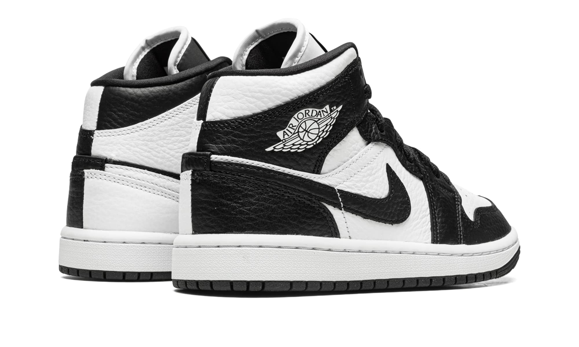 Nike Women's WMNS Air Jordan 1 Mid Trainers, Black, Electric Green, White, 6.5 Women