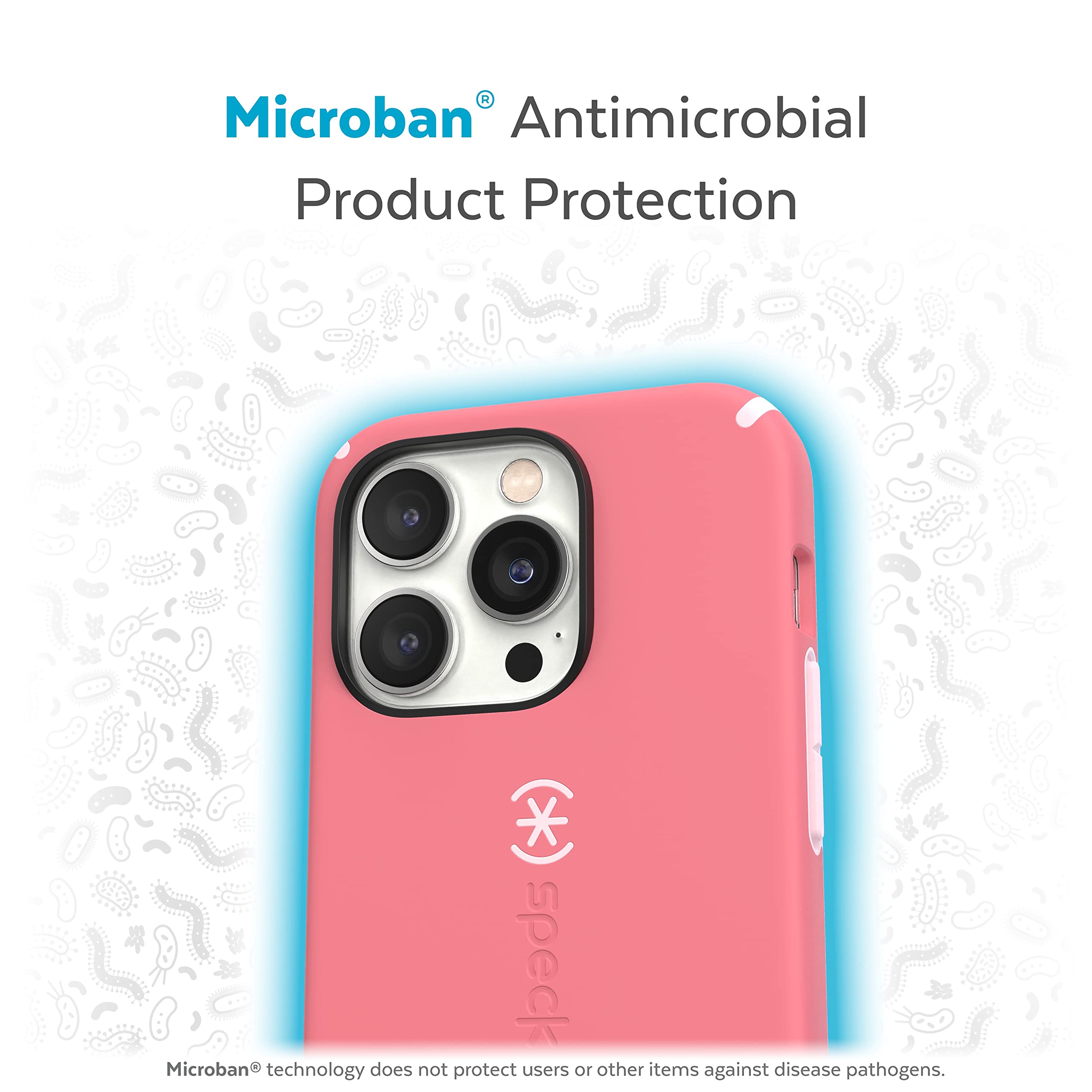 Speck for iPhone 14 Pro Max Case - Drop Protection, Scratch Resistant, Built for MagSafe Case with Soft Touch Coating - 6.7" iPhone 14, Dual Layer -Sweet Coral/Light Coral Candyshell Pro