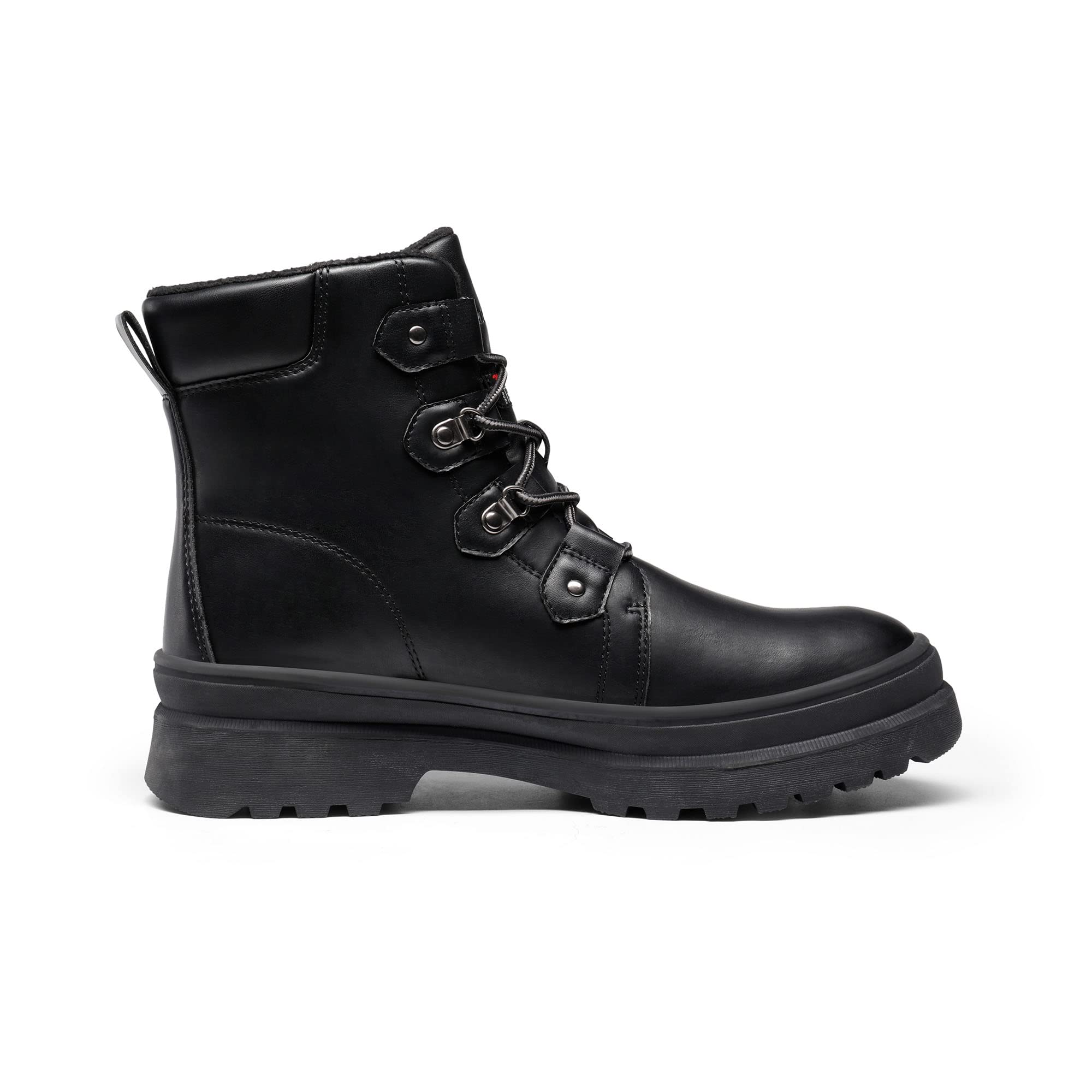 Bruno Marc Men's Insulated Waterproof Snow Boots Warm Winter Outdoor Hiking Work Boot Black,Size12,SBSB223M