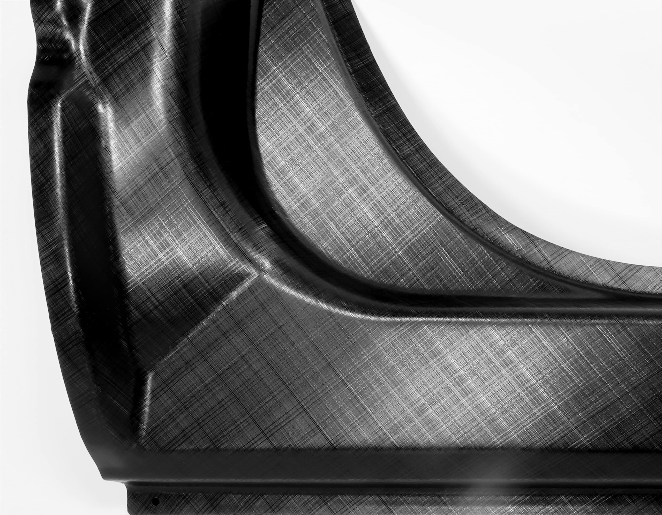 VViViD Black Stealth Plaid Brushed Vinyl Car Wrap Roll (1ft x 5ft)