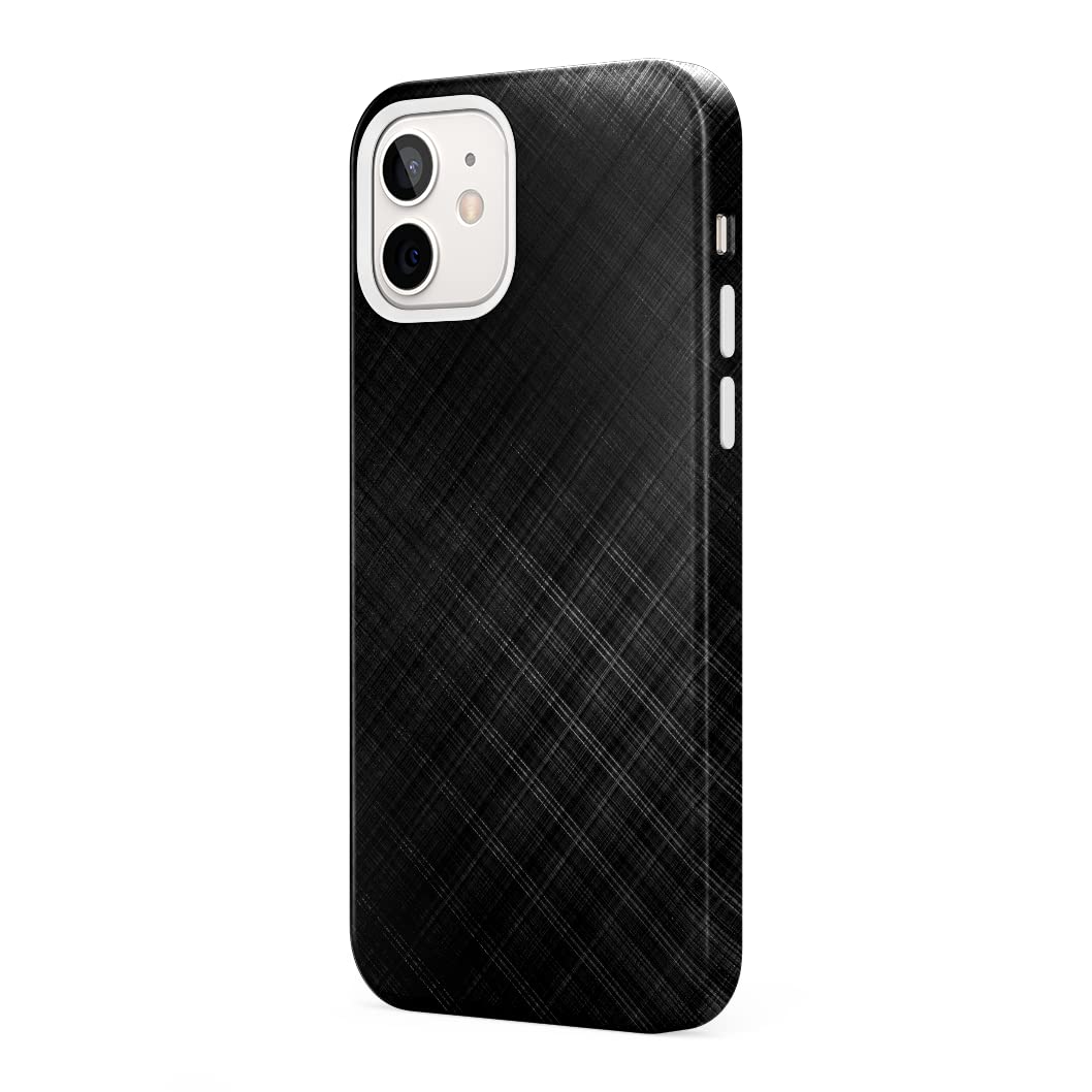 VViViD Black Stealth Plaid Brushed Vinyl Car Wrap Roll (1ft x 5ft)