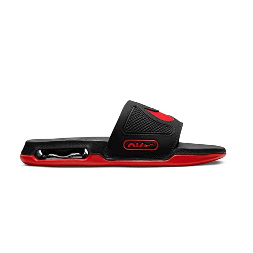 Nike Air Max Cirro Just Do It Athletic Sandal Solarsoft Slide (BLACK/UNIVERSITY RED, numeric_12)