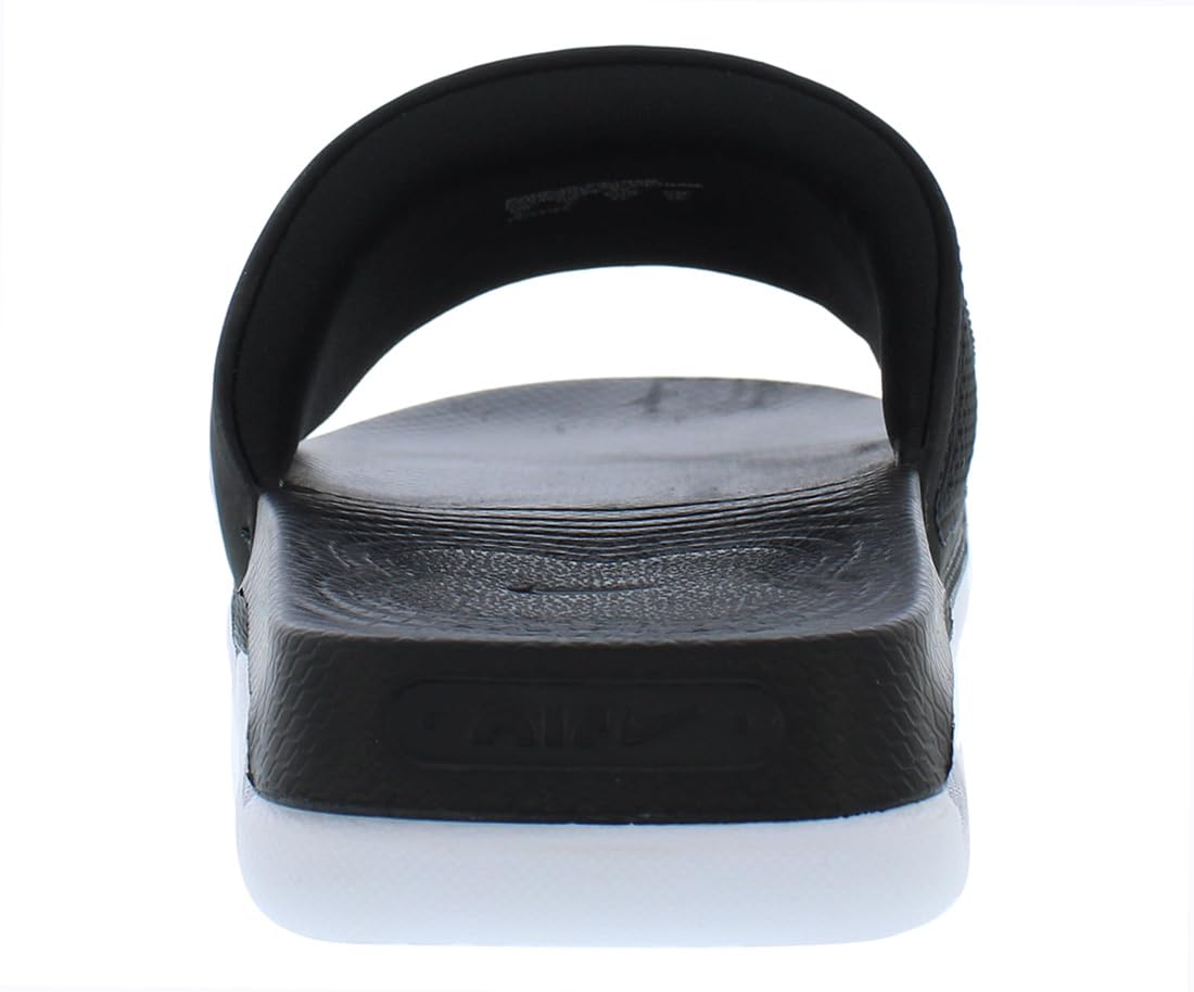 Nike Air Max Cirro Just Do It Athletic Sandal Solarsoft Slide (BLACK SILVER WHITE, us_footwear_size_system, adult, men, numeric, medium, numeric_10)