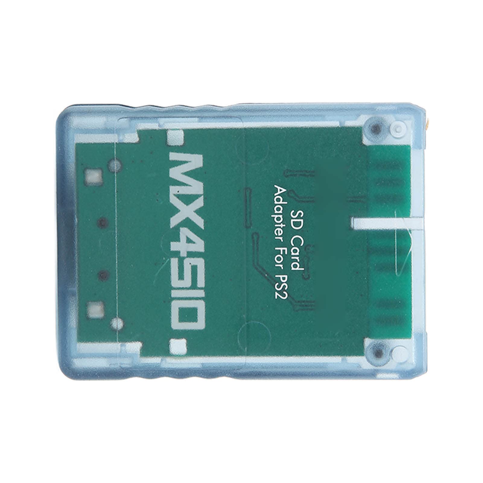 MX4SIO SIO2SD TF Reader Adapter for PS2, Not a Memory But a Adapter, Replacement Memory Reader Adapter for PS2(Blue)